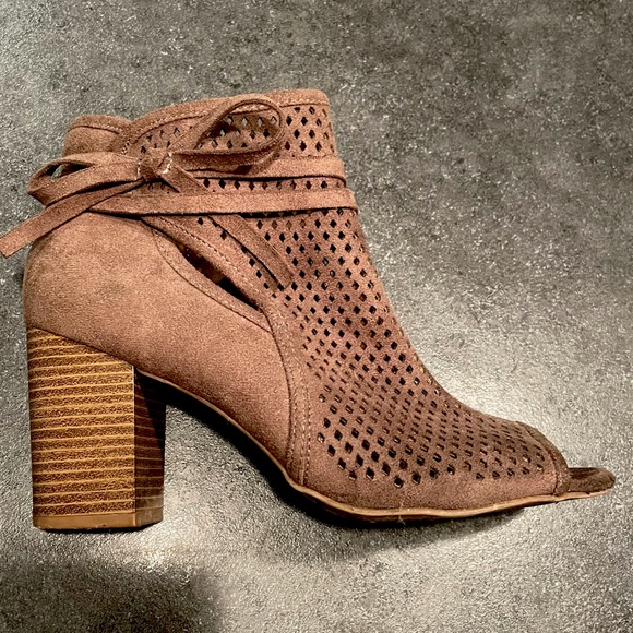 Altar'd State | Shoes | Open Toe Booties | Poshmark